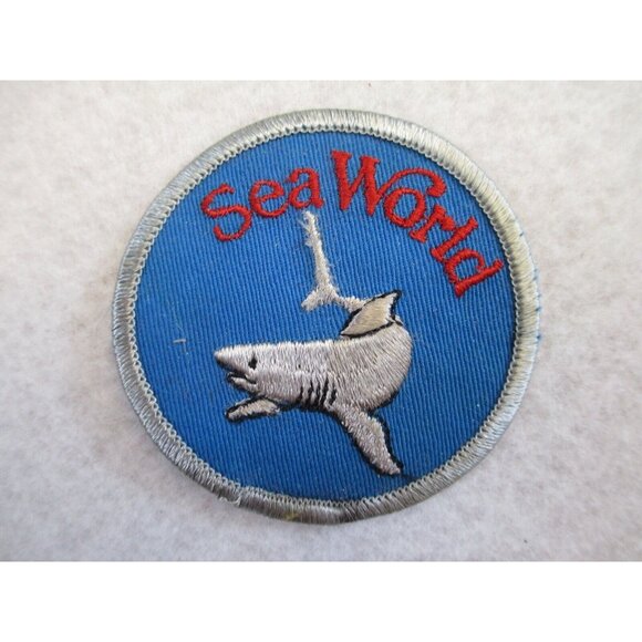 Other | Vintage Patch Sea World Shark Sew On | Poshmark